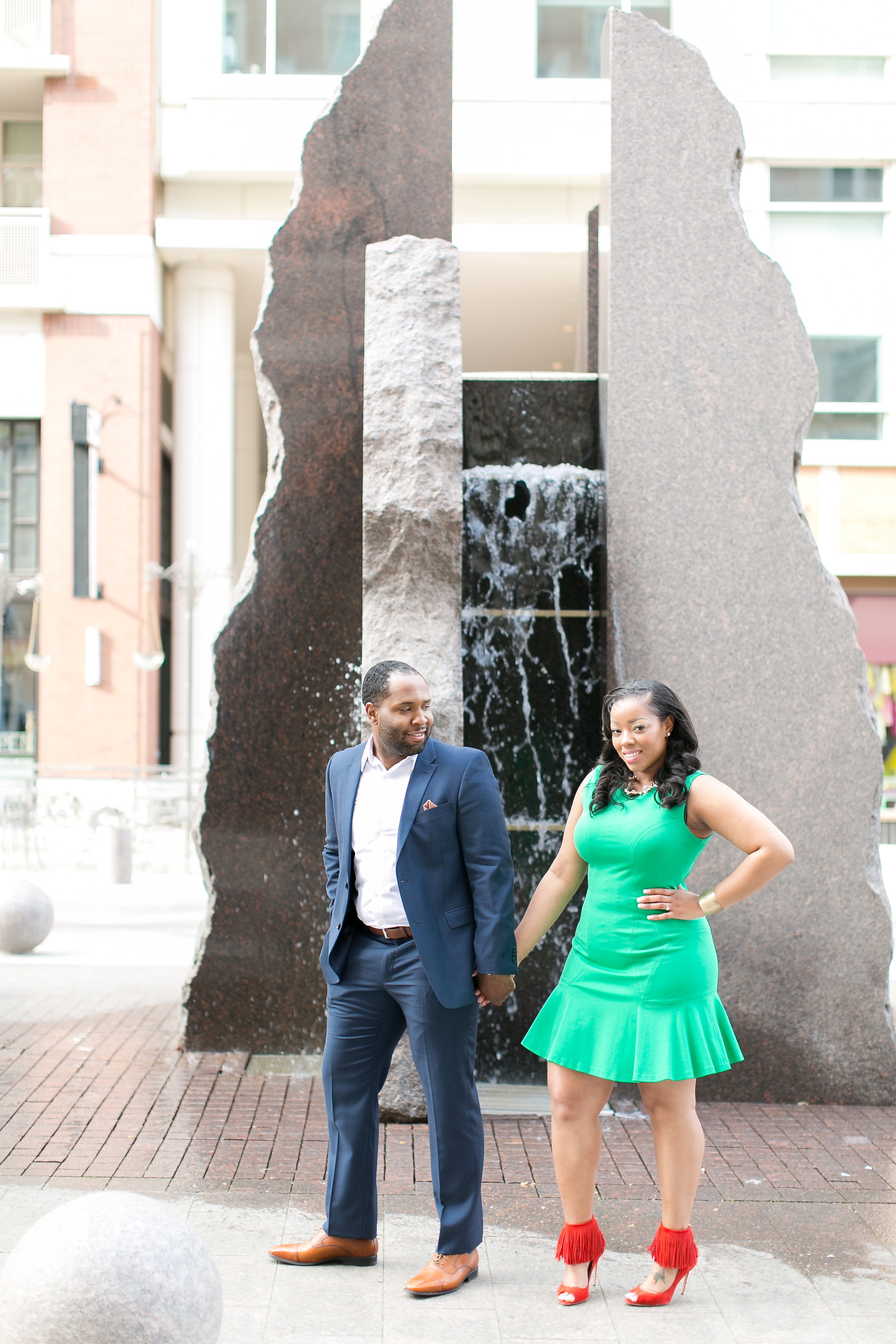 National Harbor Engagement: Jessica + Marcus » Iris Mannings Photography
