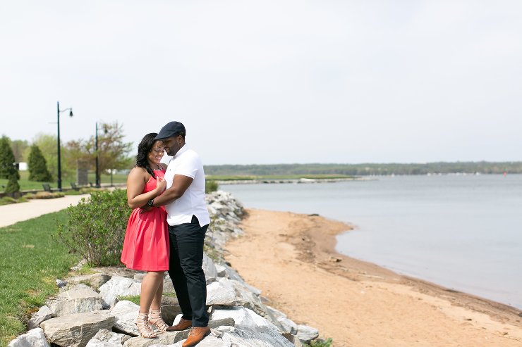 National Harbor Engagement: Jessica + Marcus » Iris Mannings Photography